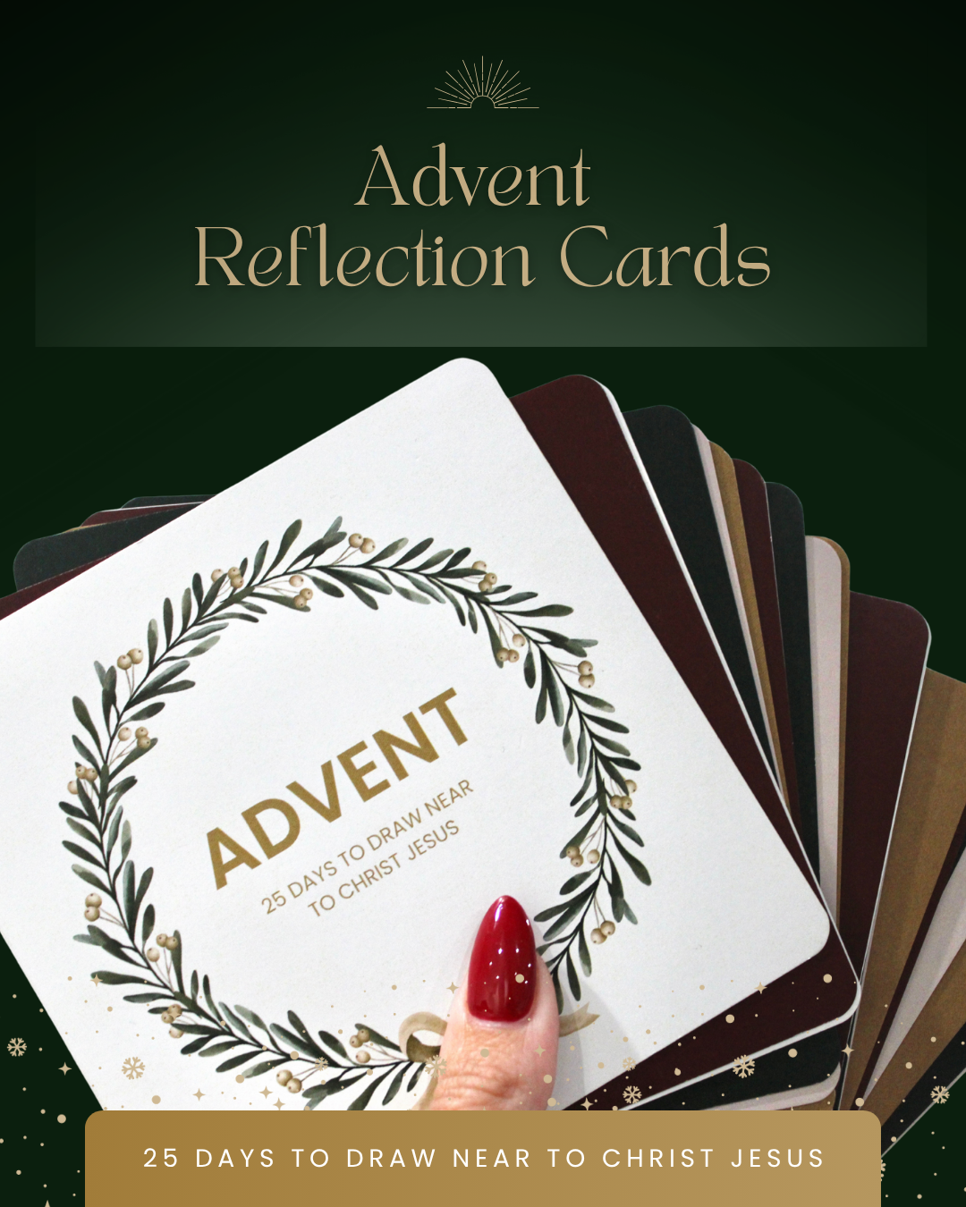 2025 Advent Reflection Cards | 25 Days to Draw Near to Christ – Abiding ...
