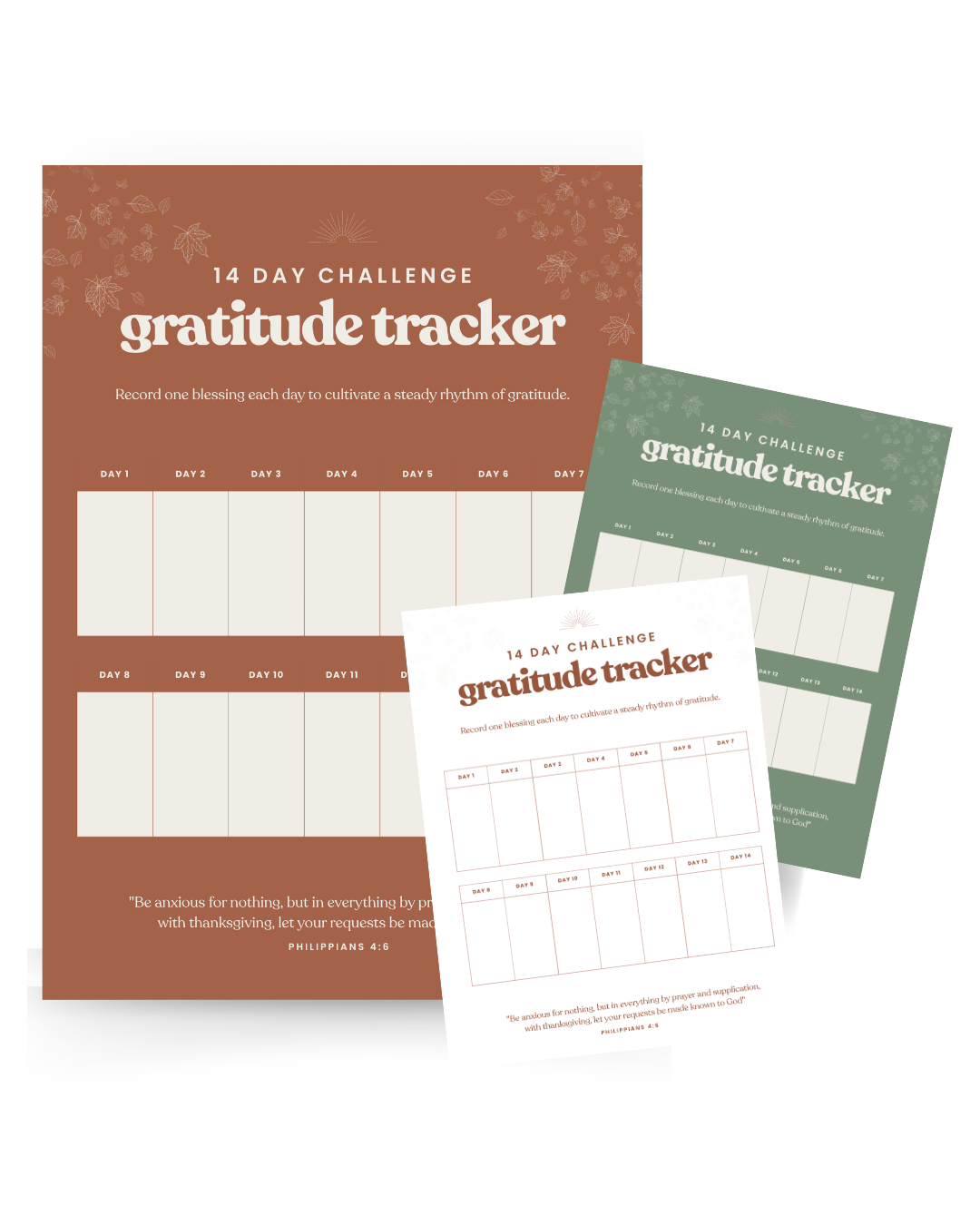 Free Download: 14-Day Gratitude Tracker – Abiding Light